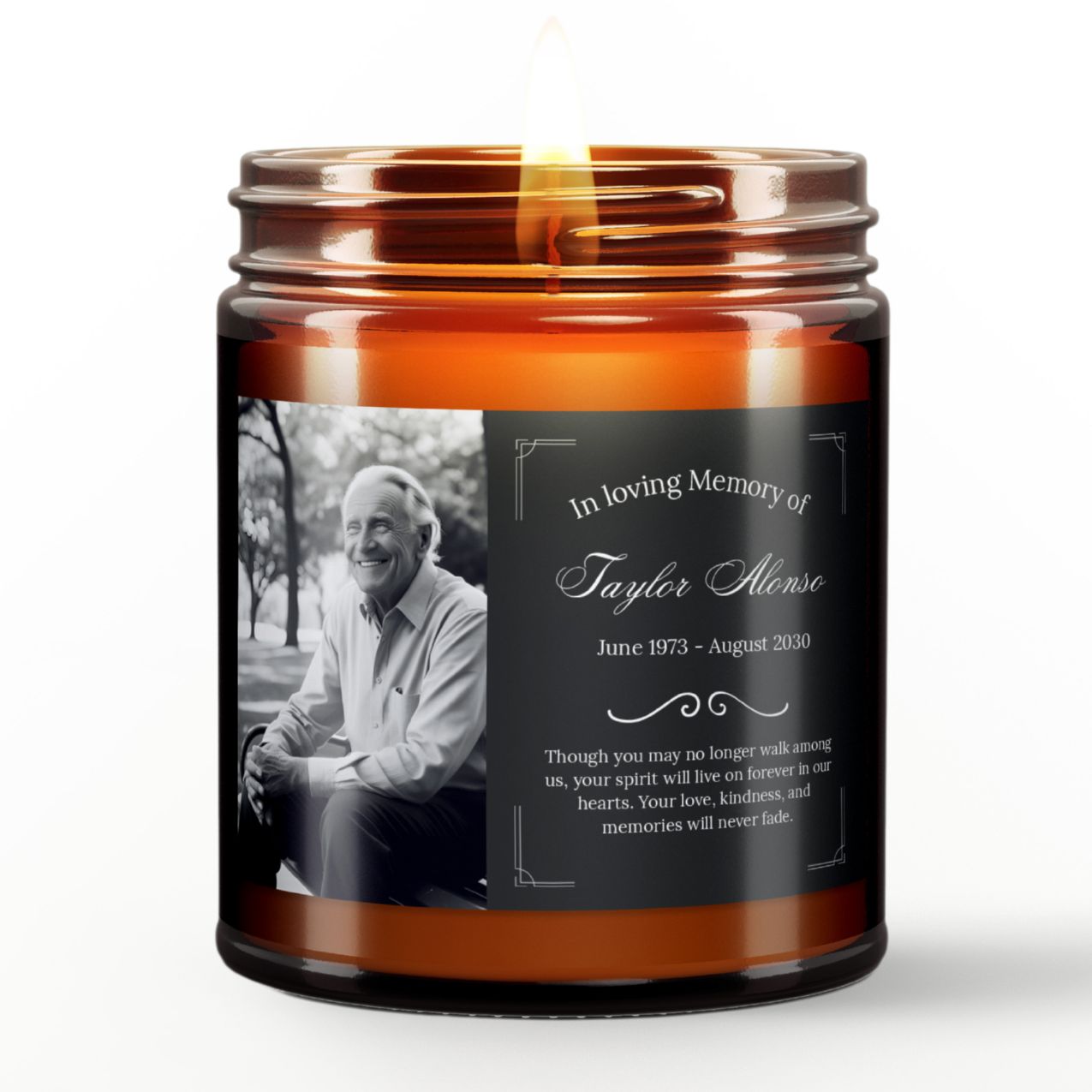 In Loving Memory Candle | Sympathy Gift | All-Natural Candle | Condole ...